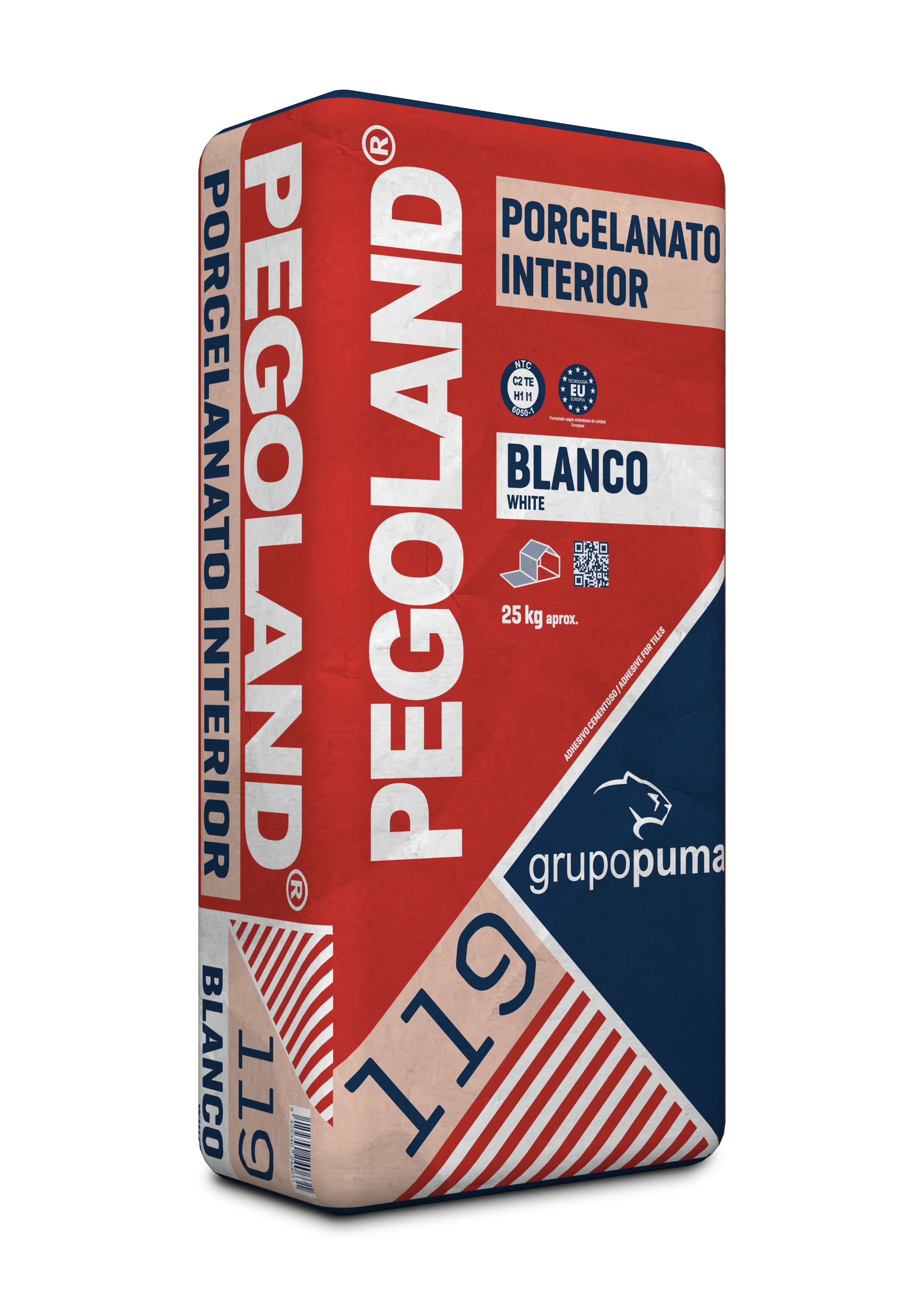 Pegoland Porcelanato Interior Blanco 25KG – novarcillas.com